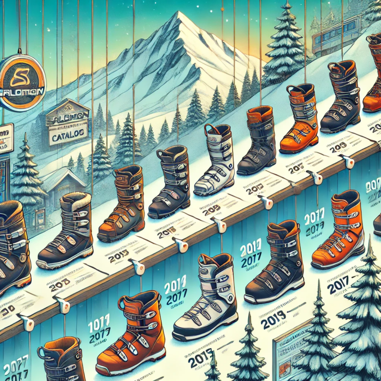 サロモン スキーブーツ 旧モデル カタログで歴史を学ぶ