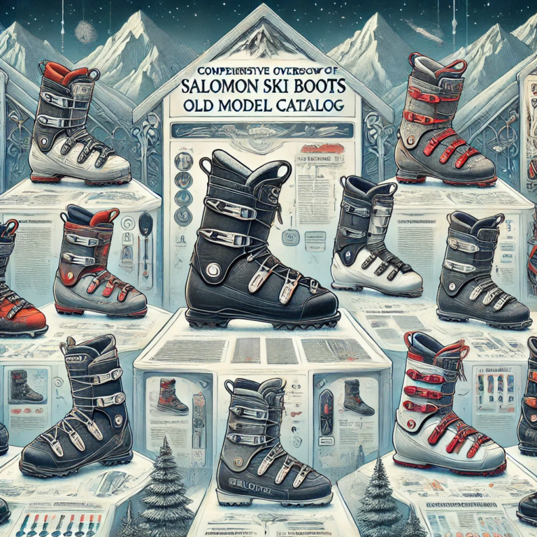 サロモン スキーブーツ 旧モデル カタログで歴史を学ぶ